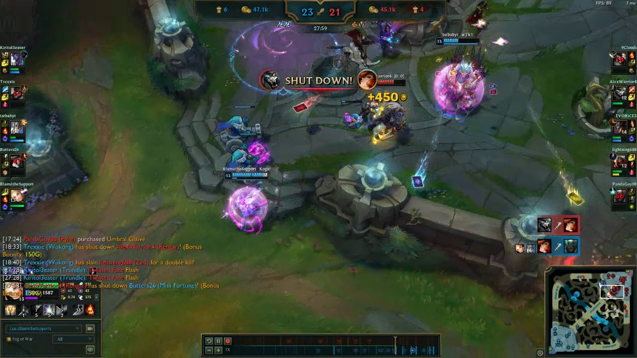 Lux Gameplay - League of Legends - Support Gameplay - YouTube