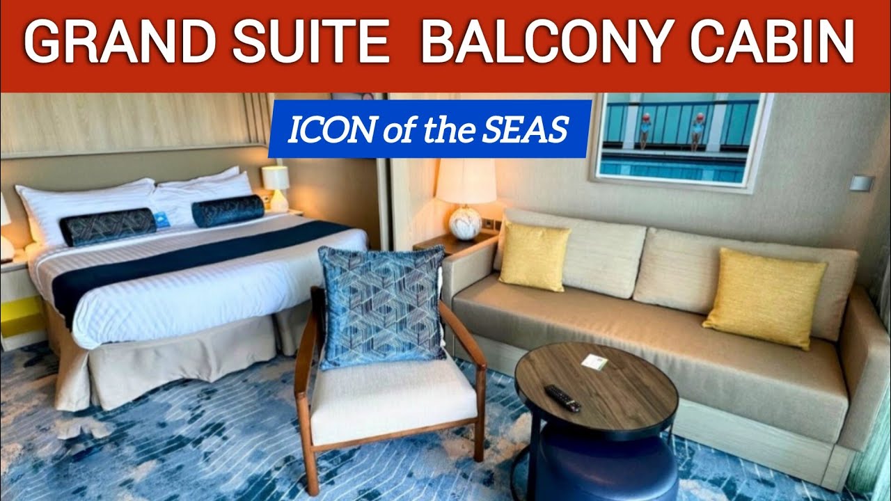 ICON OF THE SEAS, GRAND SUITE BALCONY CABIN FEATURES & FACILITIES ...