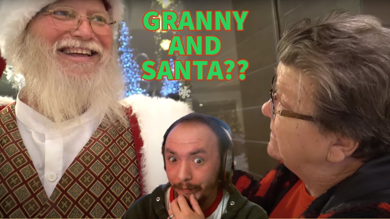 Angry Grandma Meets Santa Reaction! - YouTube