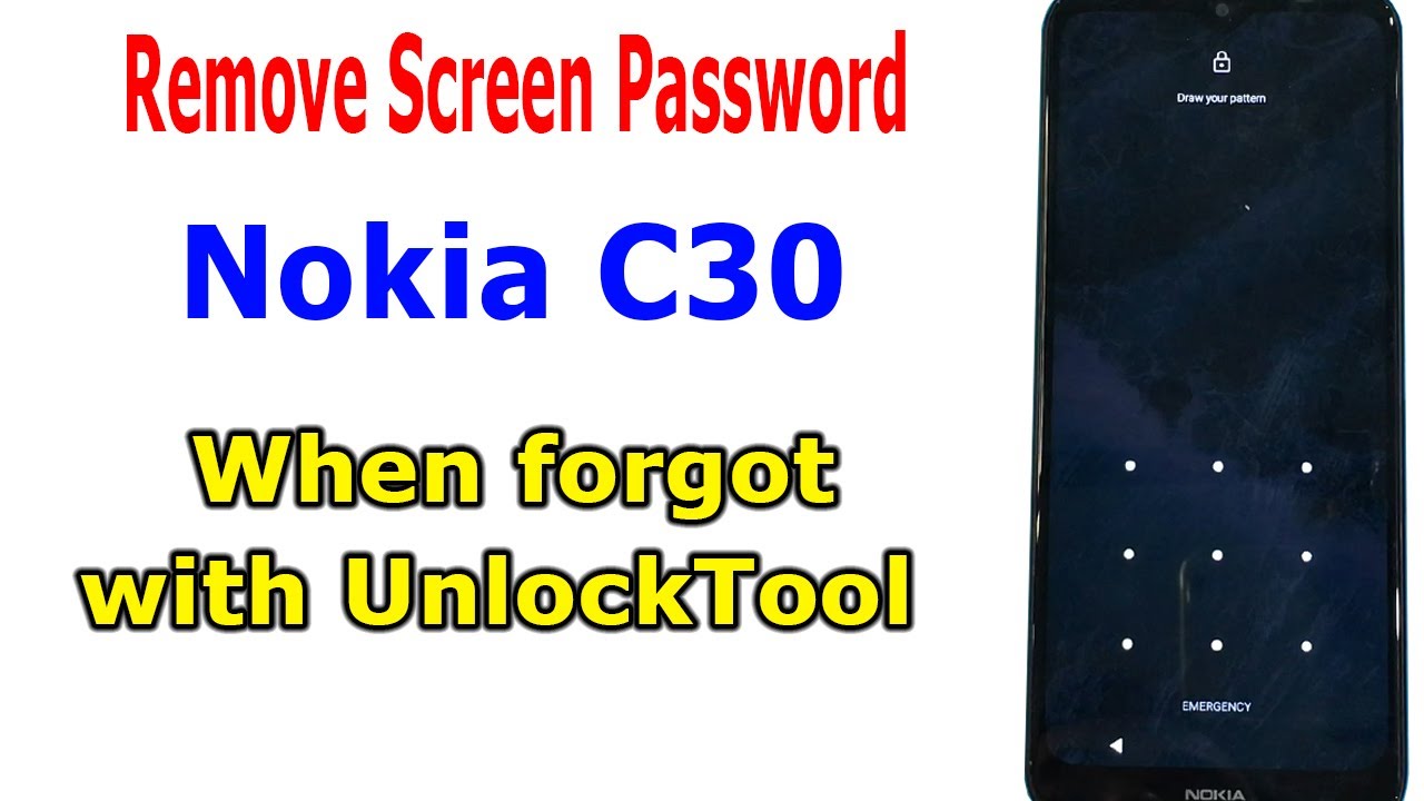 Remove Password, Pin Lock, Pattern Nokia C30 when forgot password with ...