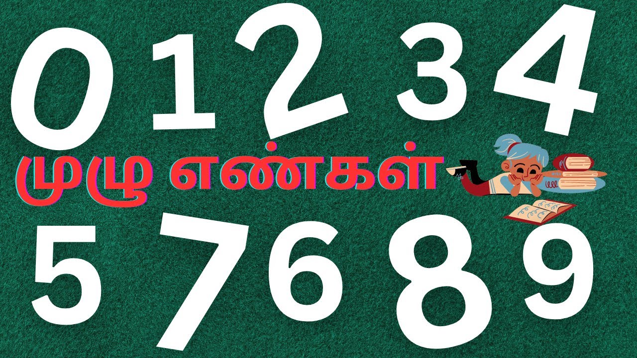 முழு எண்கள்|0,1,2,3....|தமிழ் எண்கள்|பூஜ்ஜியம் ஒன்று இரண்டு|Tamil ...