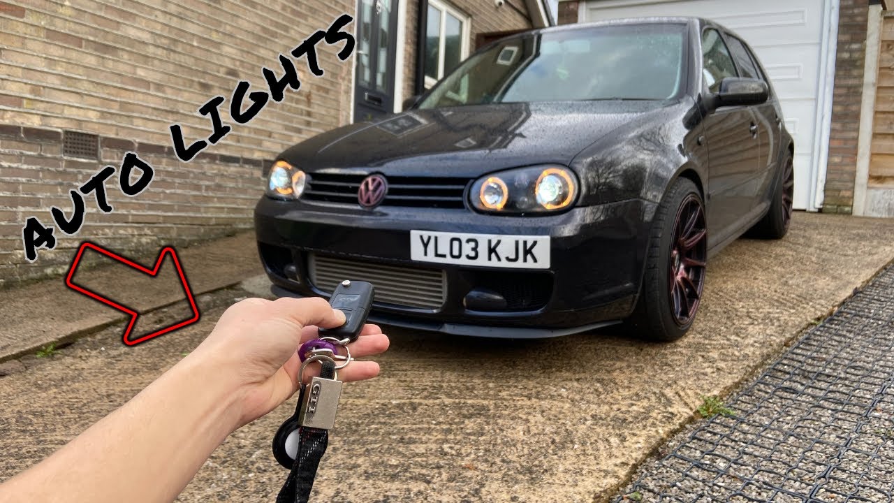 AUTO LIGHTS INSTALL ON VW GOLF MK4 GTI - YouTube
