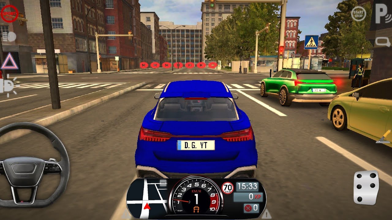 Driving School Sim | Audi RS6 in Paris City - Car Driving - Top Speed ...