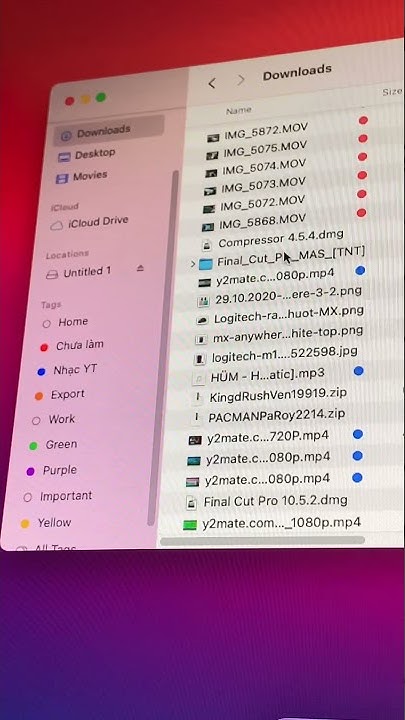 Thủ thuật trên macOS: Tags của Finder #Shorts - YouTube