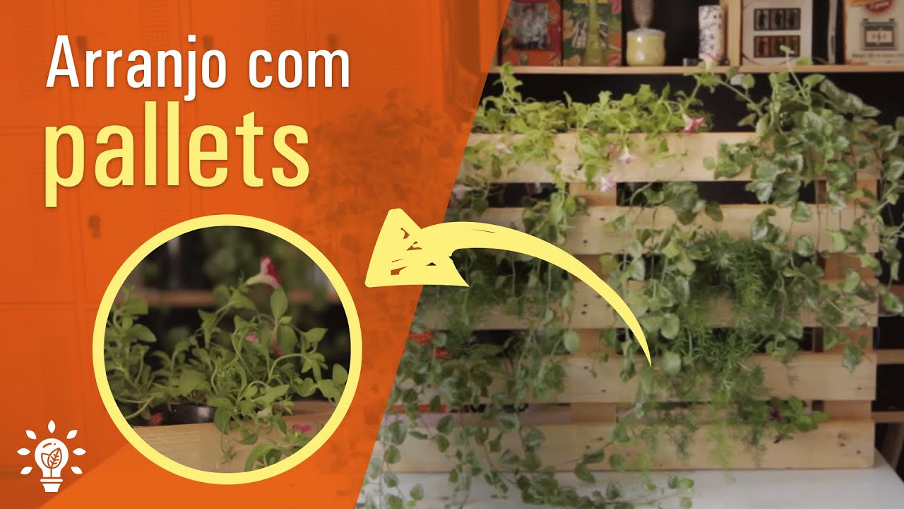 Como montar um arranjo com pallet - YouTube