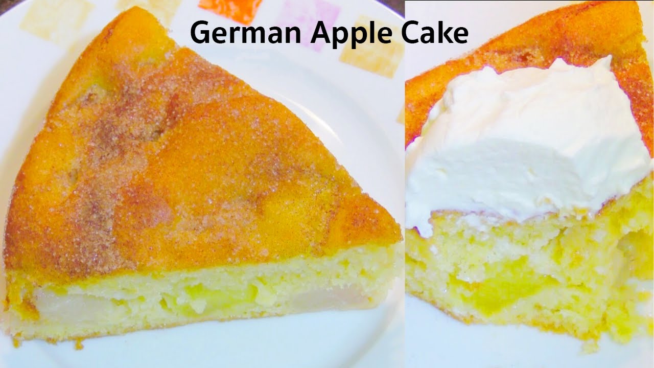 German Apple Cake Recipe : แอปเปิ้ลเค้ก - YouTube