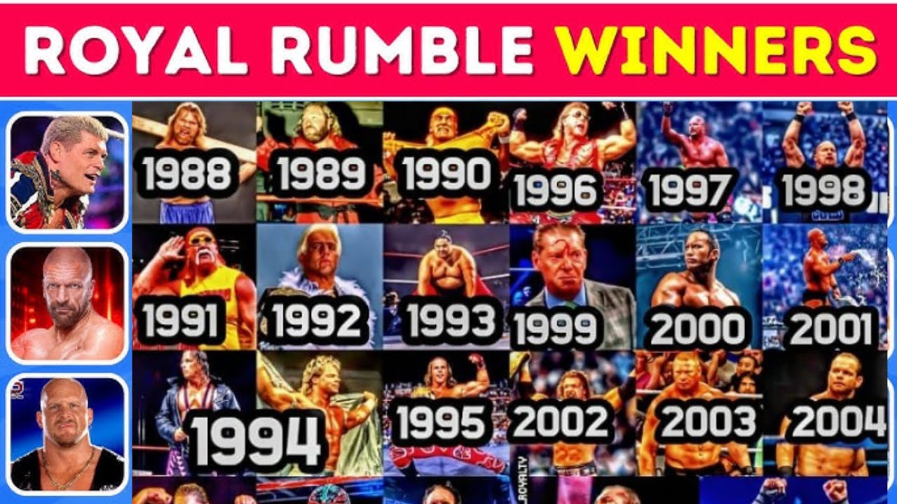 WWE Royal Rumble All Winners (1988-2026) | Full Details🔥 - YouTube
