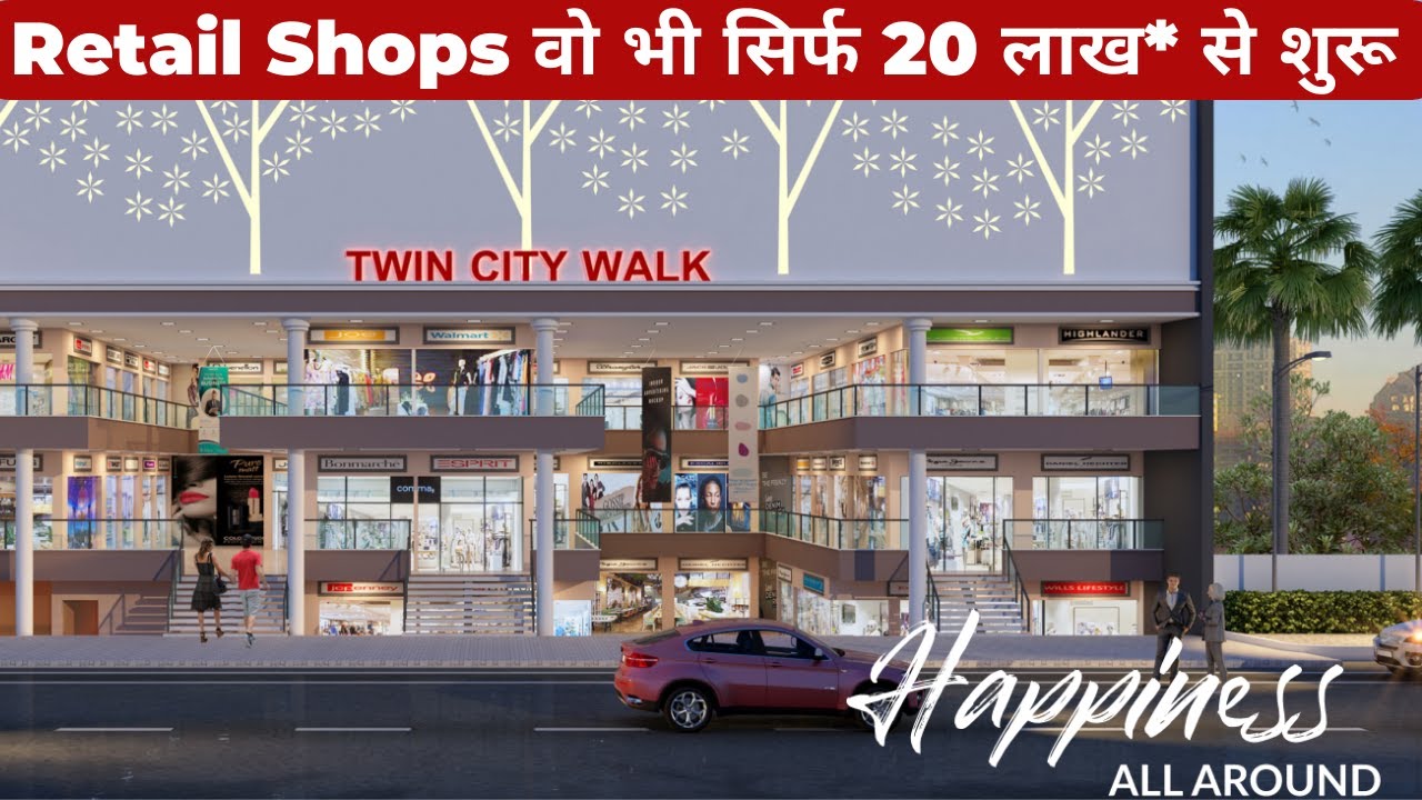 TWIN CITYWALK Sector 1 Noida Extension | High Street Commercial Shops ...