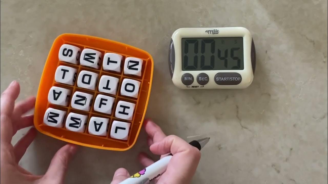 Boggle Game #104 - YouTube