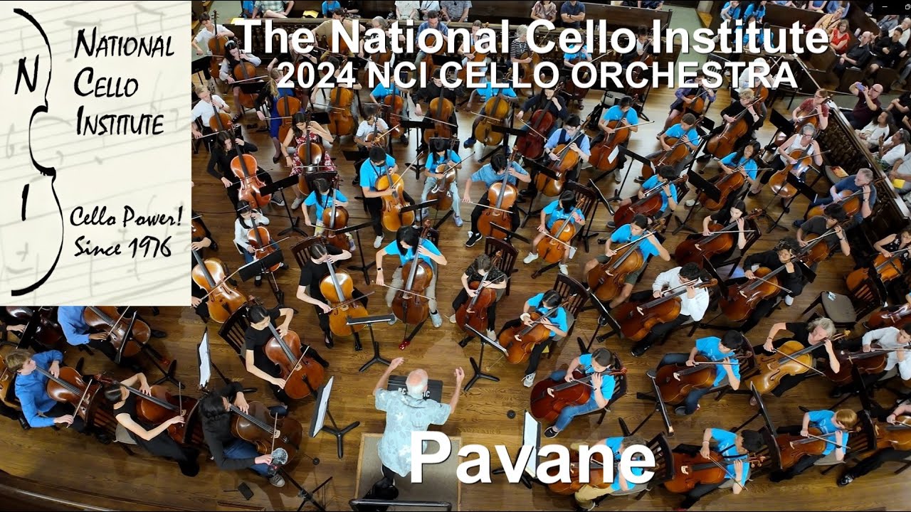Pavane by G. Faure NCI Cello Orchestra 2024 - YouTube