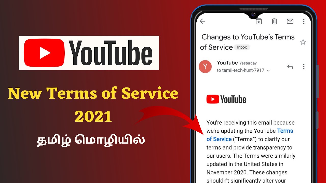 YouTube New Update in Tamil: YouTube Terms of Service June 2021 ...