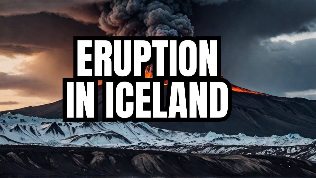 Iceland volcano erupts for the tenth time in three years - YouTube