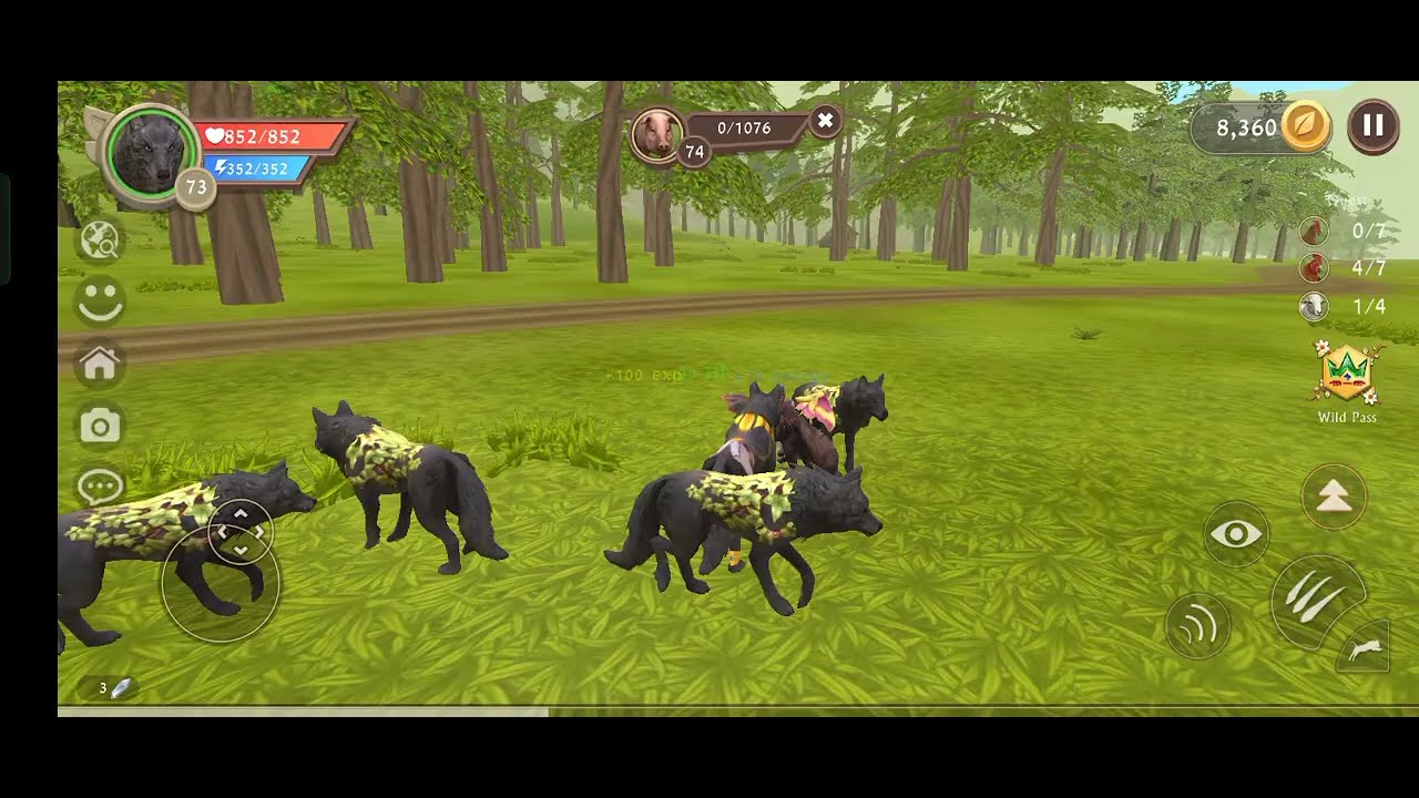 WildCraft Wolf Hunting Quest 🐺 Farm Forest Gameplay (Android + iOS ...