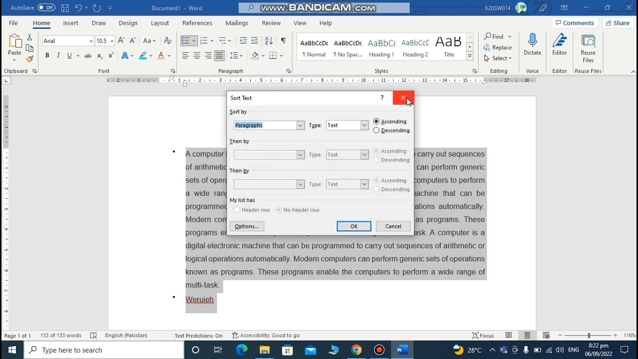 Paragraph formatting in Microsoft Word, Home tab - YouTube