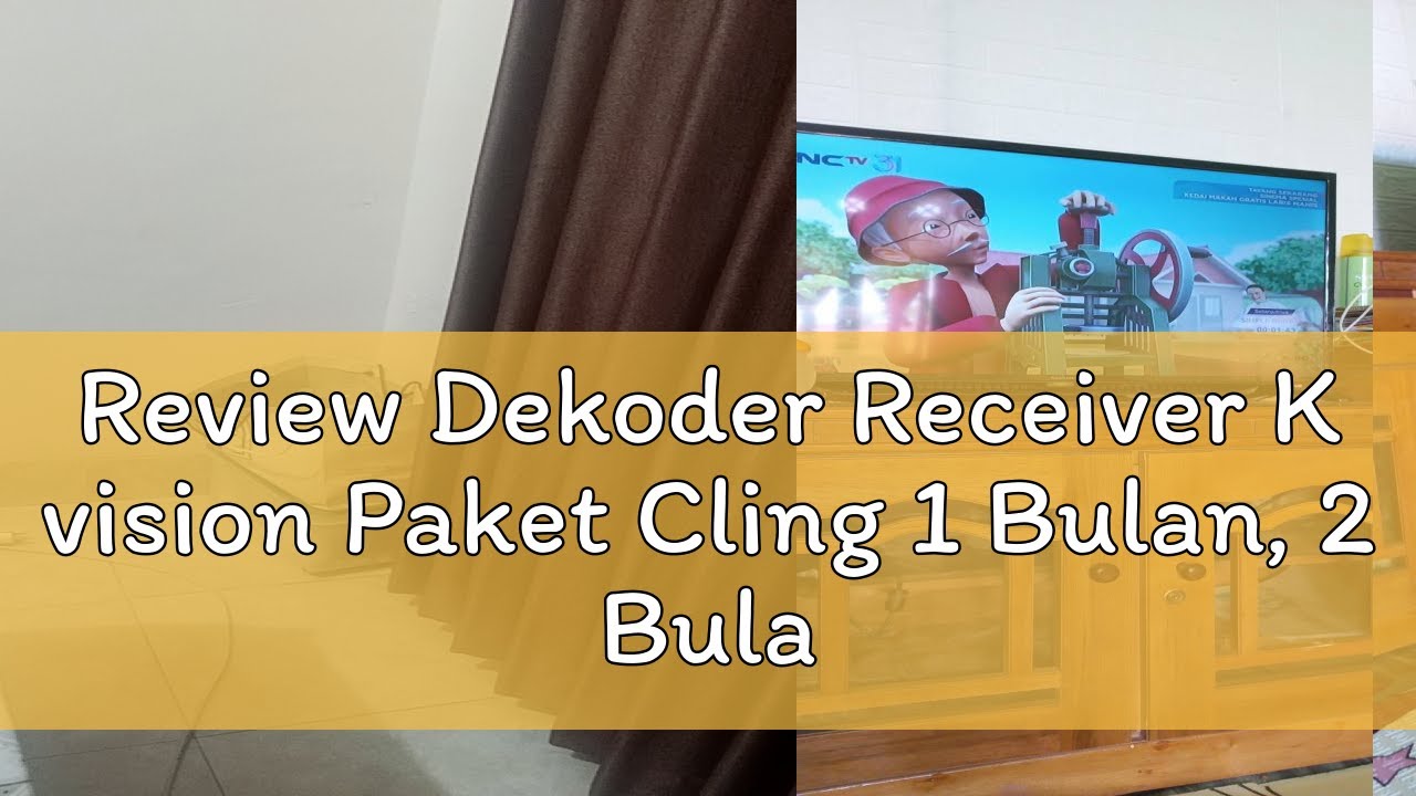 Review Dekoder Receiver K vision Paket Cling 1 Bulan, 2 Bulan, 3 Bulan ...
