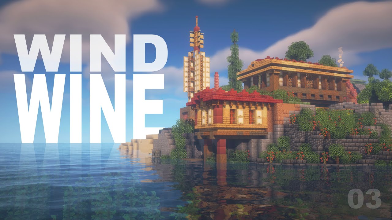how to build realistic winery in minecraft - YouTube