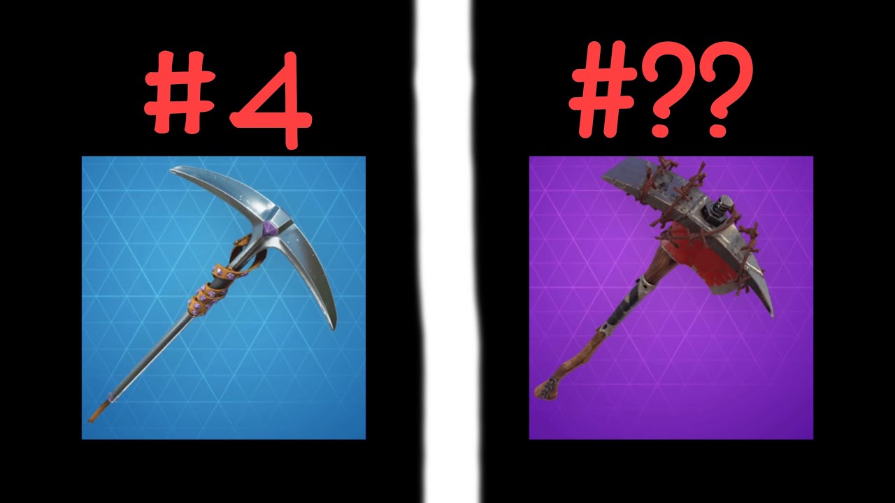 Top 10 most tryhard pickaxes in Fortnite Chapter 2 Season 2 - YouTube