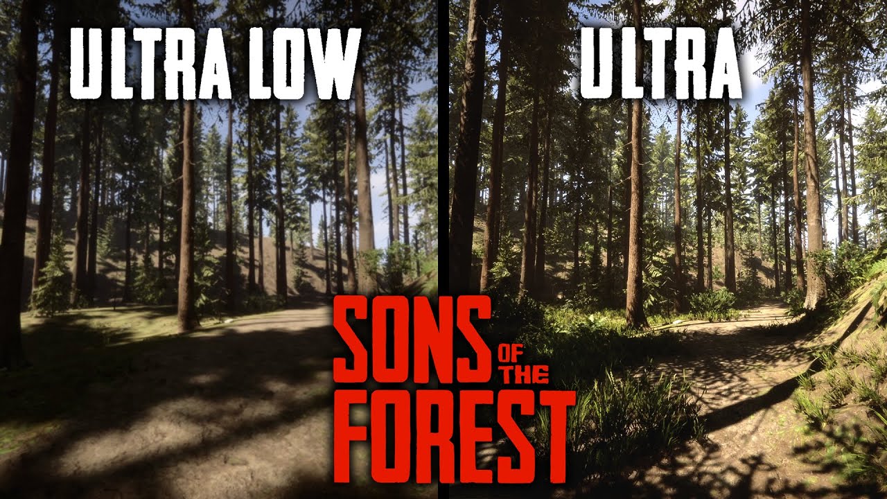 Sons of The Forest: Ultra Low vs Ultra Settings | Graphics Comparison ...