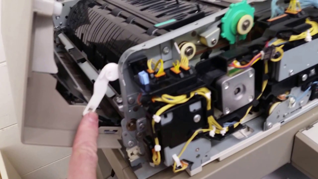 E302-0001 part 2, DADF reader re-installation - YouTube