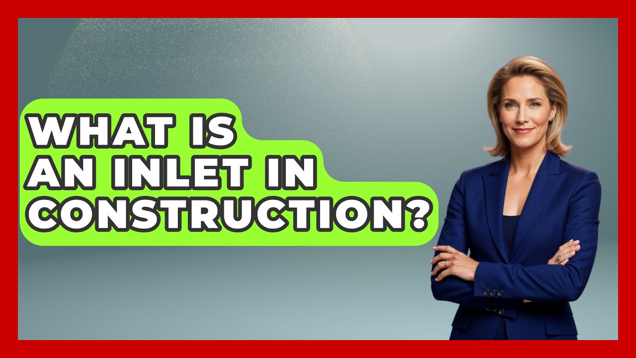 What Is An Inlet In Construction? - Civil Engineering Explained - YouTube