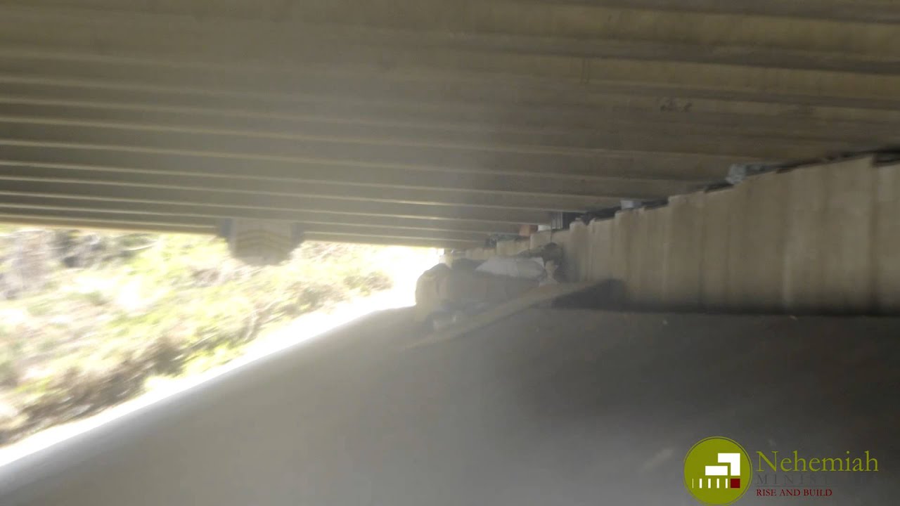 Homeless Sleeping Under Bridge - YouTube