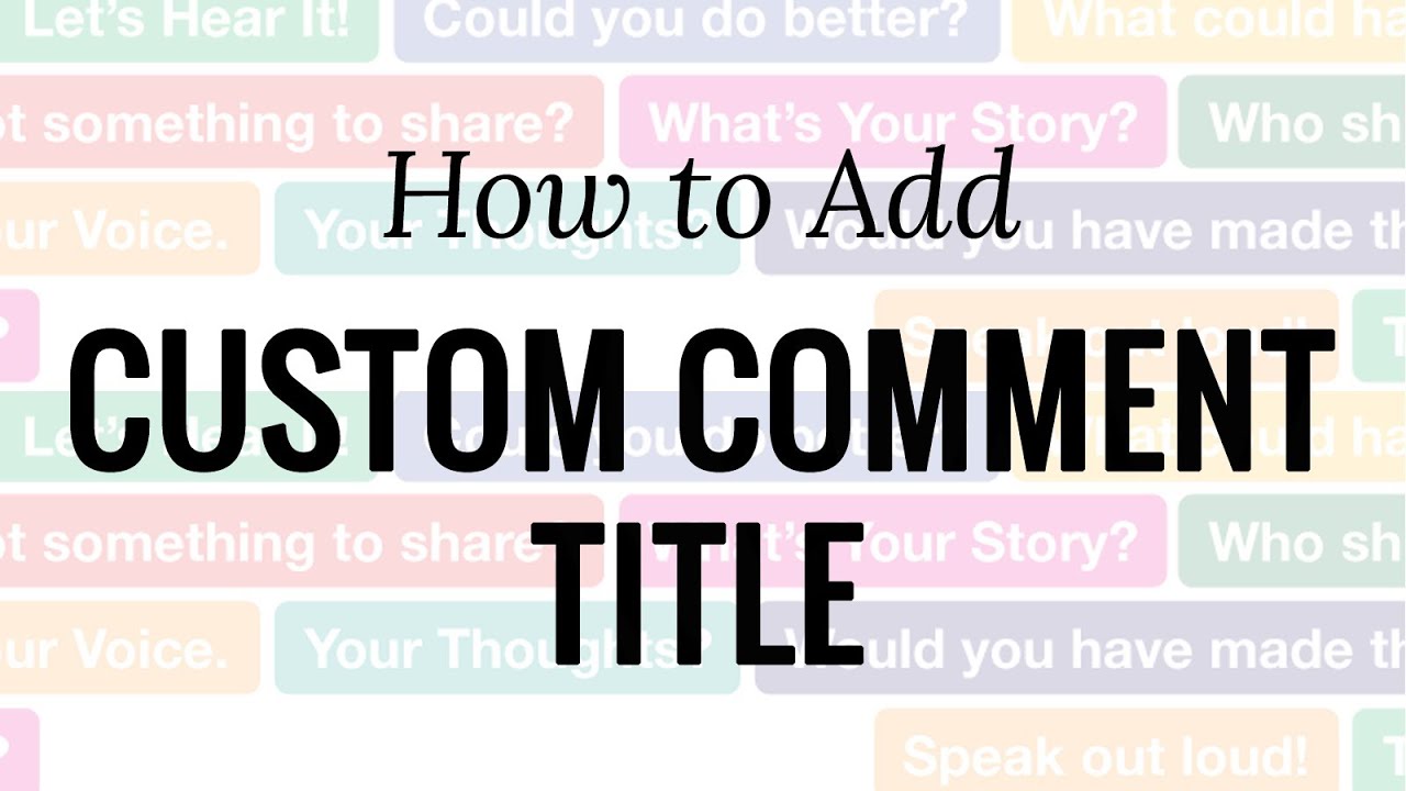 How To Add A Custom Comment Form Title In WordPress Ctm Magazine CTM MAGAZINE how-to-add-a-custom-comment-form-title-in-wordpress-ctm-magazine-ctm-magazine