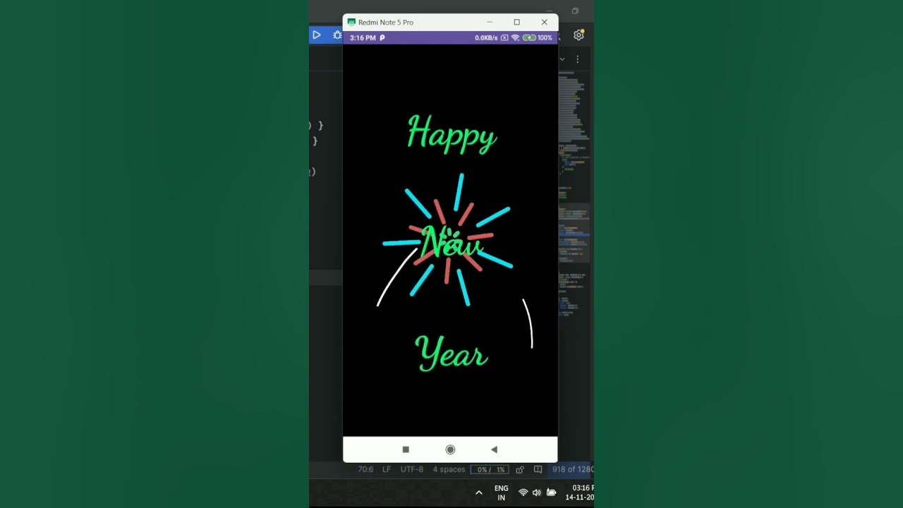 🎉 Happy New Year 🎉 Happynewyear Coding Appdevelopment Jetpackcompose Androidkotlin Kotlin