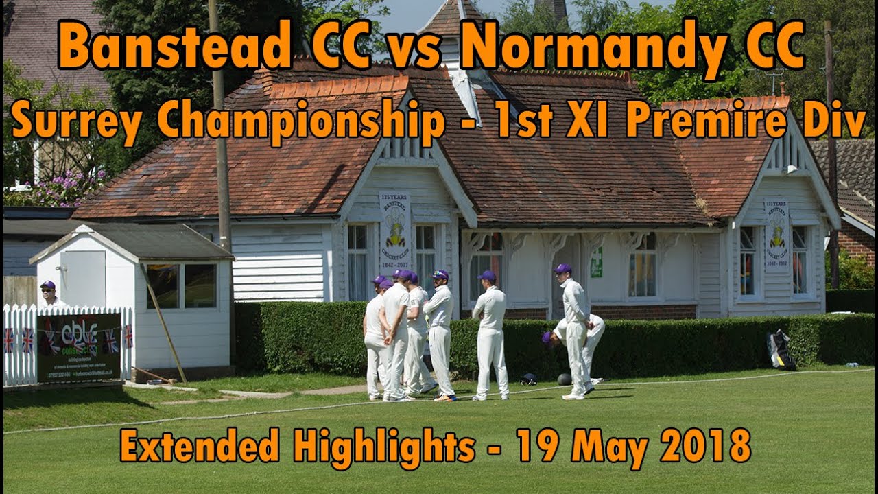 Banstead CC v Normandy CC - 1st XI Premire Div Travelbag Surrey ...