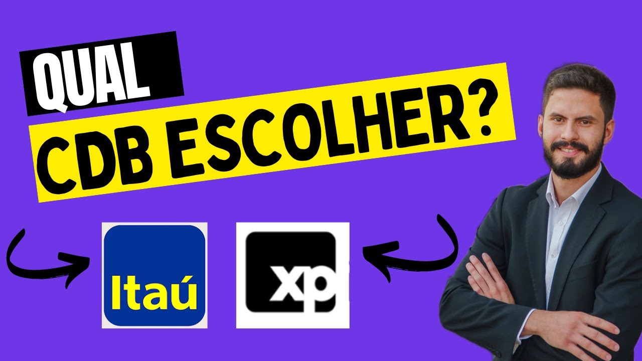 Comparativo de taxas de CDB banco Itau e corretora XP - YouTube