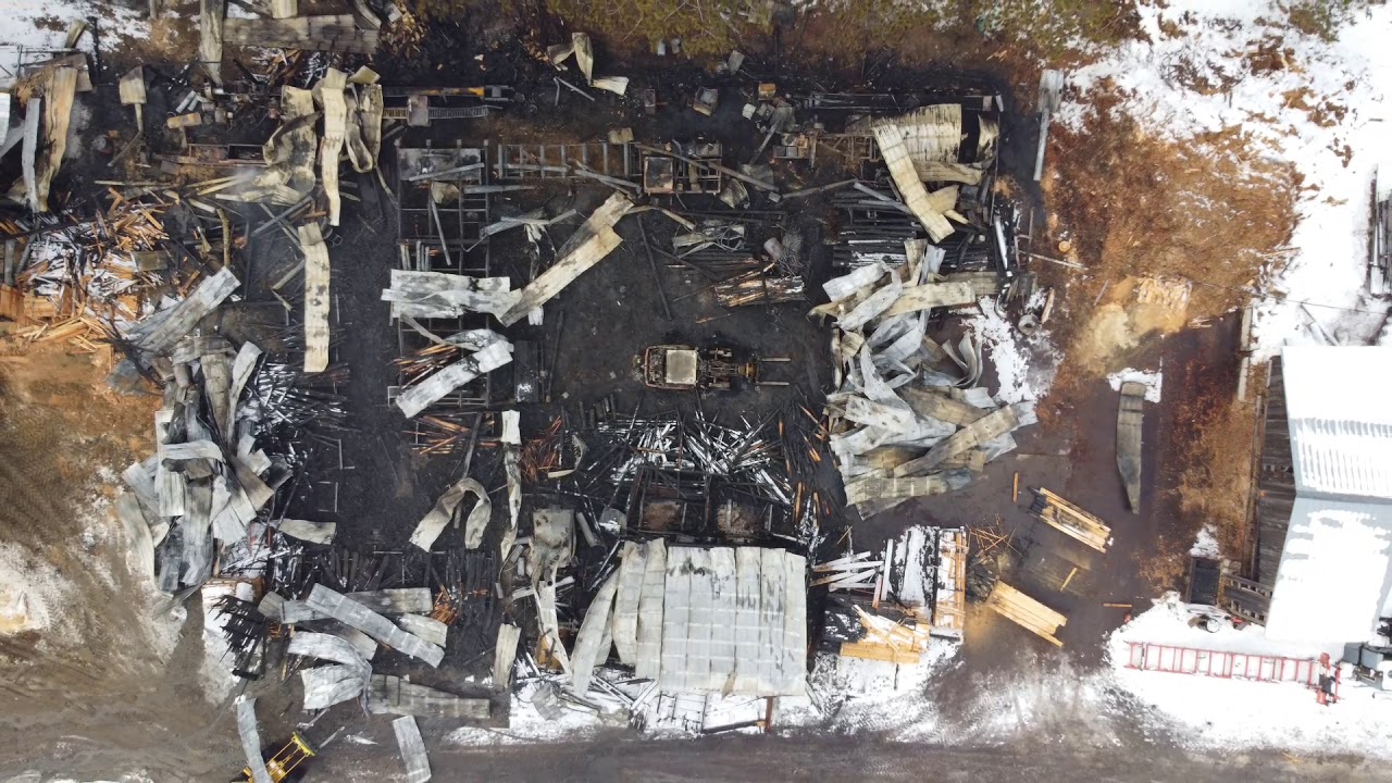 Yoder's Sawmill Fire Dec 9 2020 - YouTube