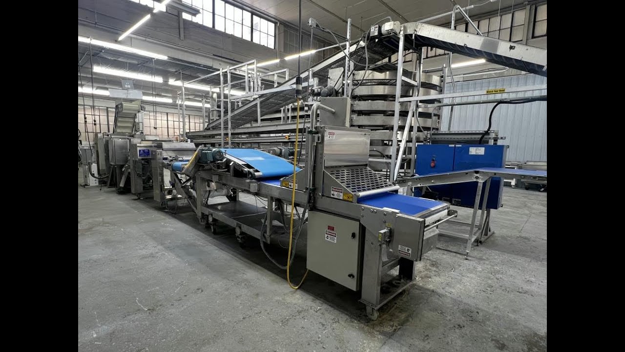 Rondo Industrial Bakery Sheeting Line - Stock # 53789001 - YouTube