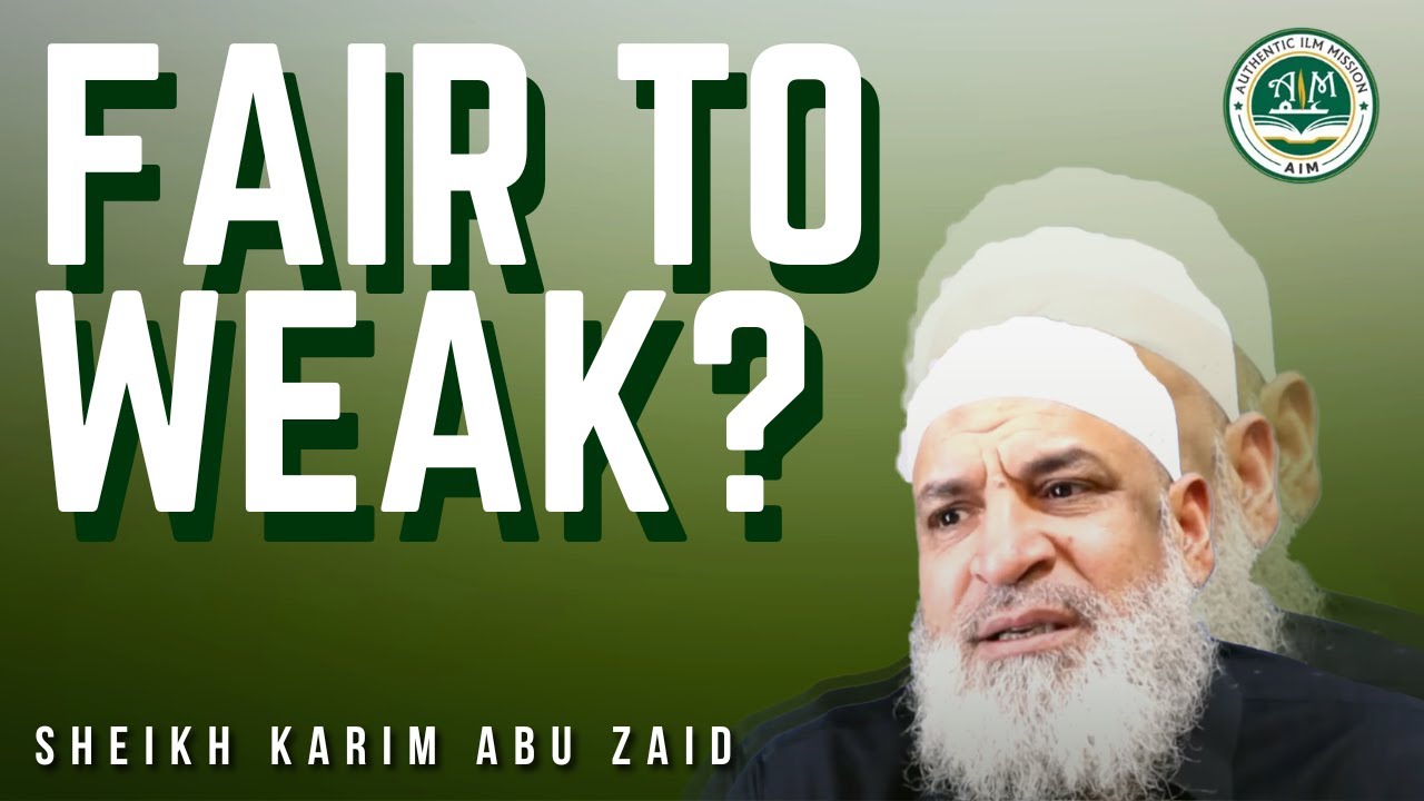 Surah An Nisa says Be Just and Fair to the weak and oppressed | Sh ...