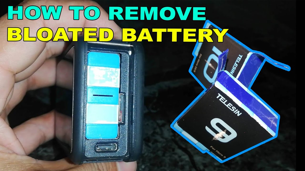 How to Remove and Repair Stuck GoPro Battery - YouTube