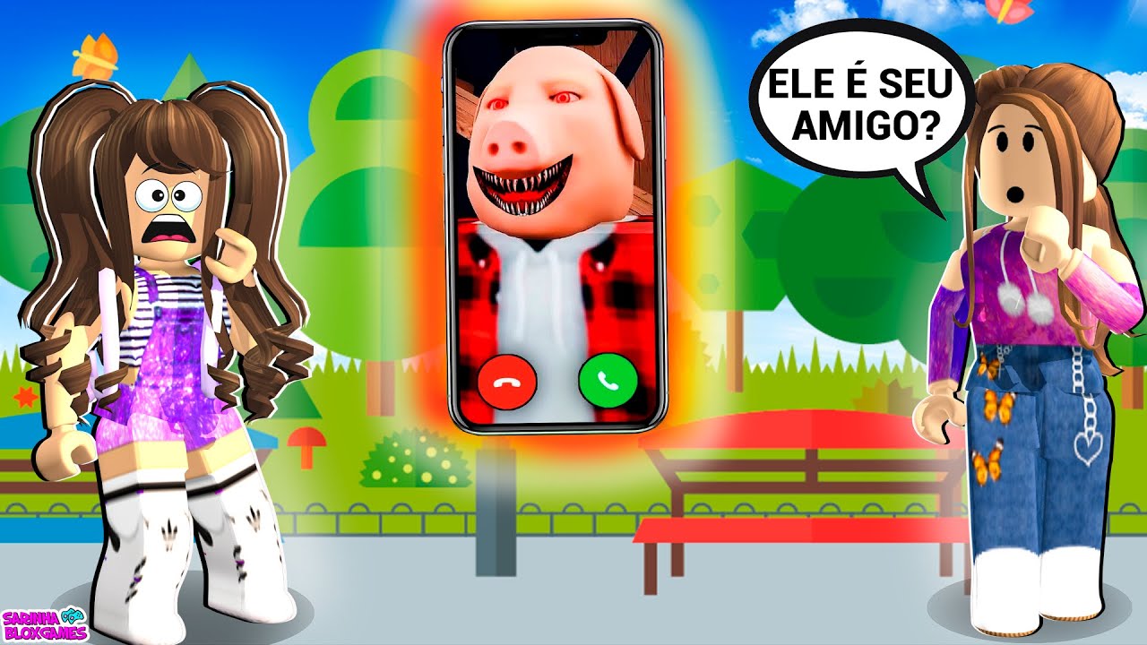 FUI VISITAR MEU AMIGO E O HOMEM PORCO APARECEU - John Pork Story ROBLOX ...
