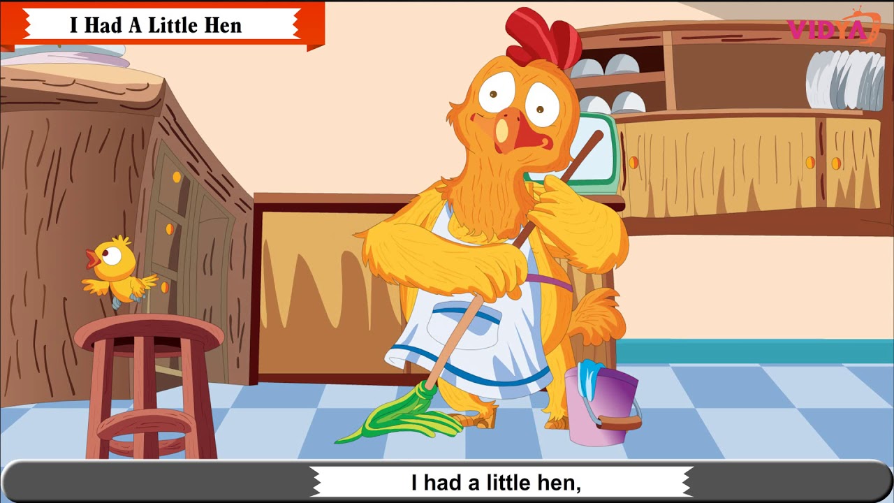 Step-by-Step Rhymes 1 | I had A Little Hen | Kids Channel | Vidya ...