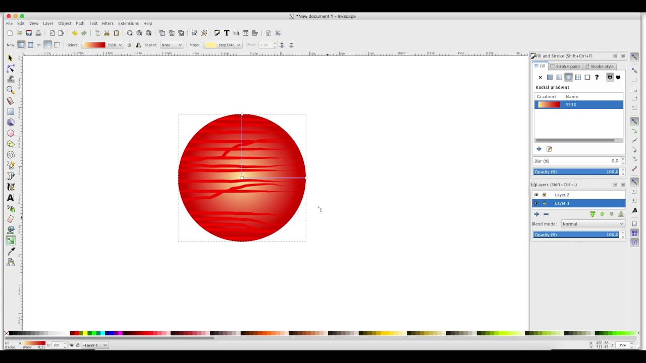 Inkscape tutorial effects - naalocator