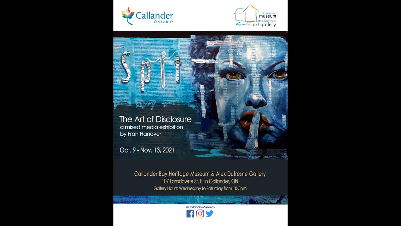 Exhibition Alex Dufresne Gallery 2021 The Art of Disclosure - YouTube