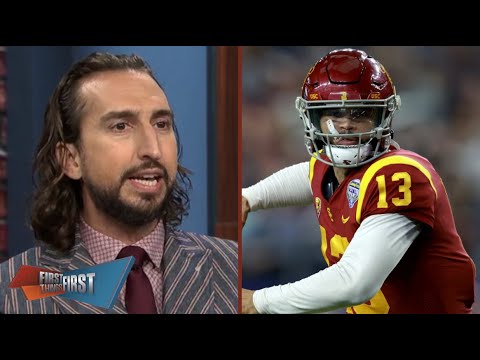 FIRST THINGS FIRST | Nick Wright on Caleb preseason: "Couple highlight ...
