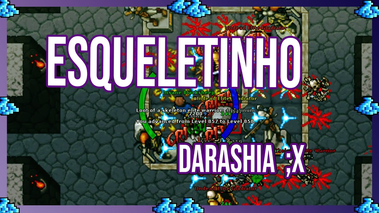 Esqueletinho Darashia | RP 800+ | Bate até na sombra! - YouTube