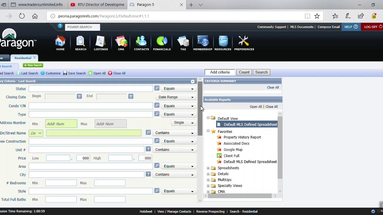 Paragon Multiple Address Search - YouTube