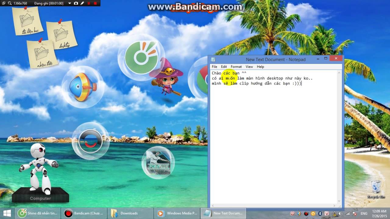 Lam dep Desktop - YouTube