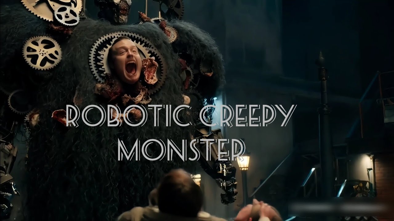 robotic creepy monster - YouTube