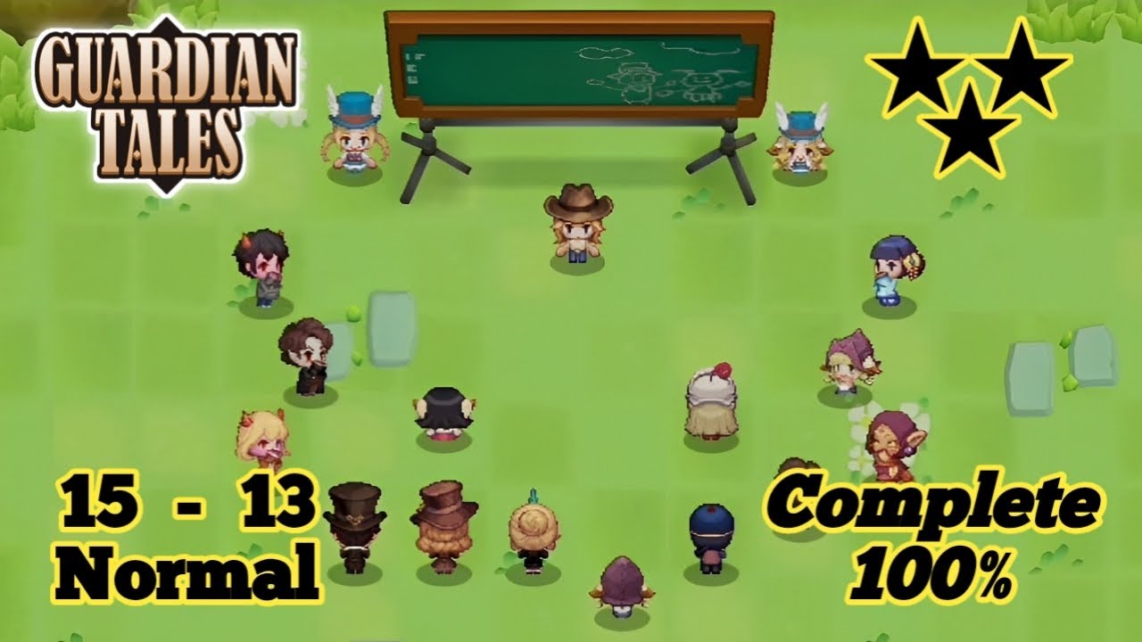 Guardian tales 15-13 Normal - Tainted Beings Farm - YouTube