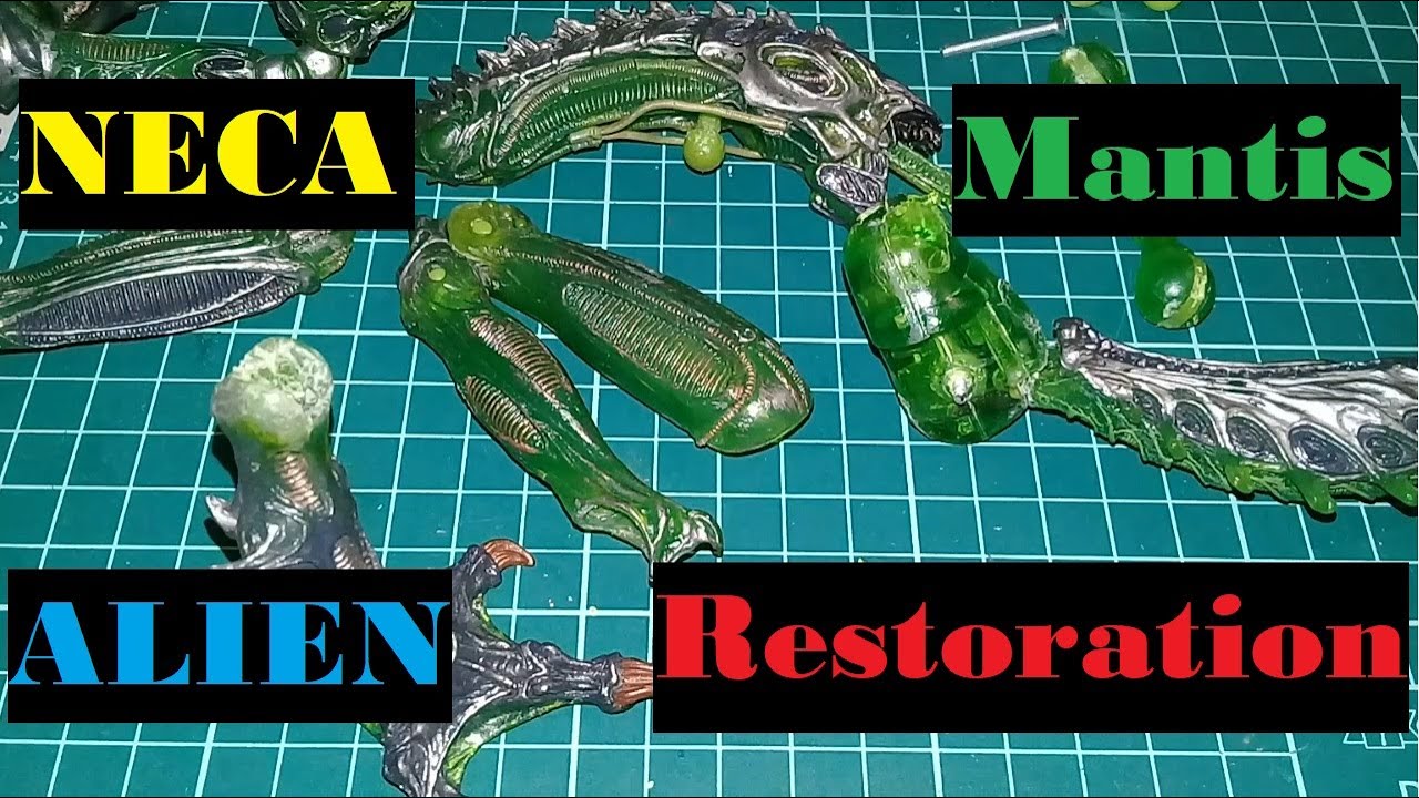 Repair Video! A How To Restore 2016 Neca Mantis Alien Tutorial. Watch now! - YouTube