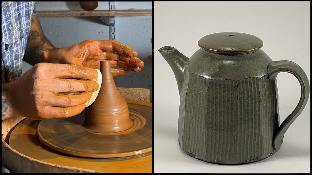 Making a Faceted Teapot Start to Finish - How to - YouTube