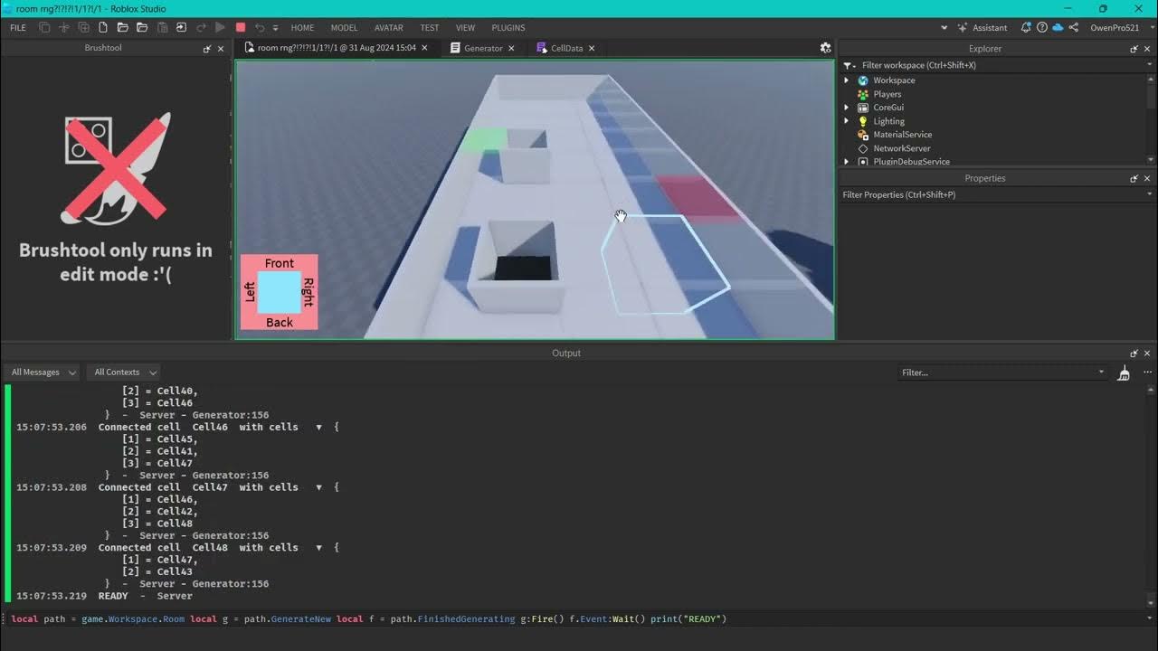 WIP Completely Random Room Generator I made (Roblox Studio) - YouTube