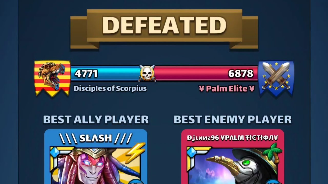 Empires and Puzzles War Hits - Disciples of Scorpius vs Palm Elite ...