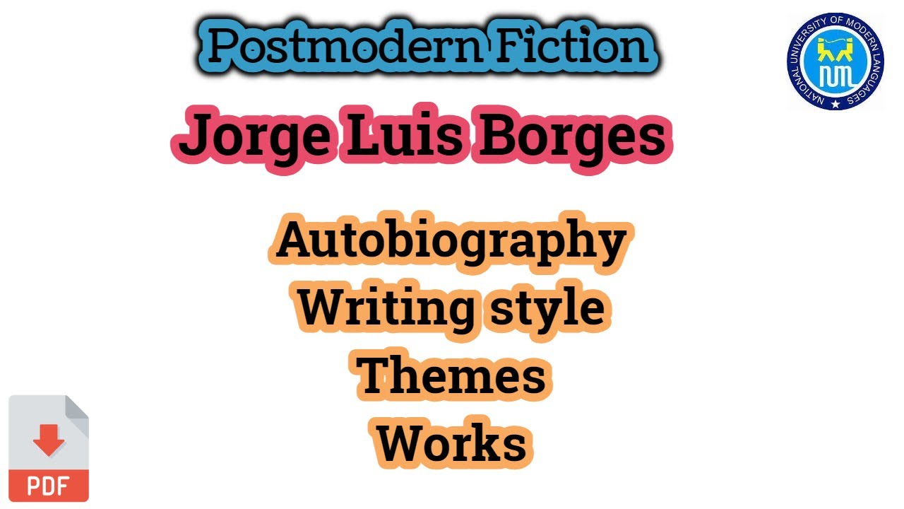 Jorge Luis Borges | Jorge Luis Borges writing style - YouTube