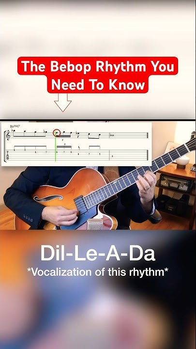 The Bebop Rhythm You Need To Know Quick Tip 1 Youtube
