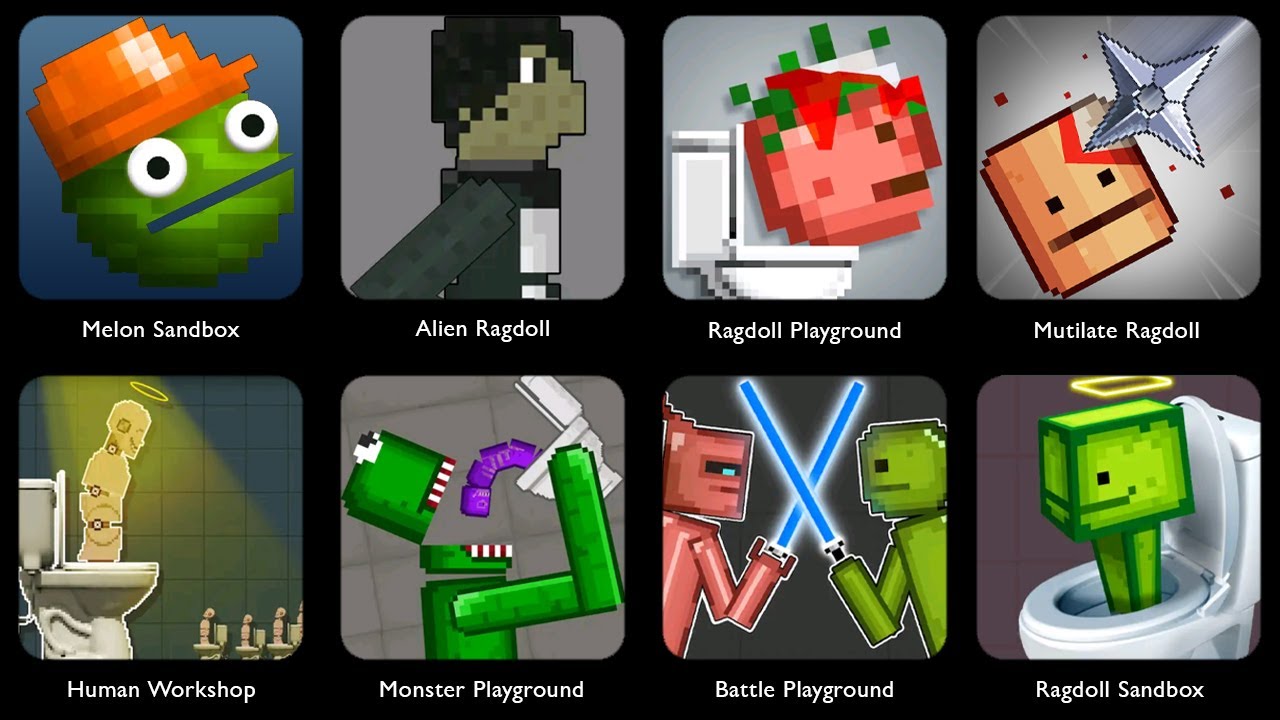 Melon Sandbox, Alien Ragdoll, Ragdoll Playground, Ragdoll Sandbox ...